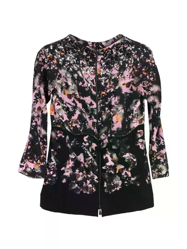 Bottega Veneta Sequin-embellished Printed Blouse