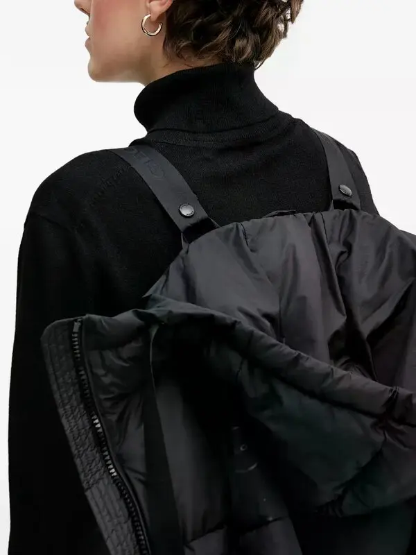 Geox Spherica Hooded Puffer Jacket - Black