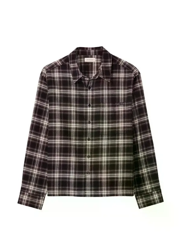 Calvin Klein Long-sleeved Checked Shirt