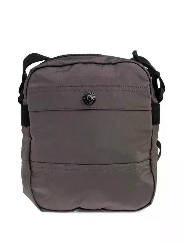 Stone Island Zip Crossbody Bag - Grey