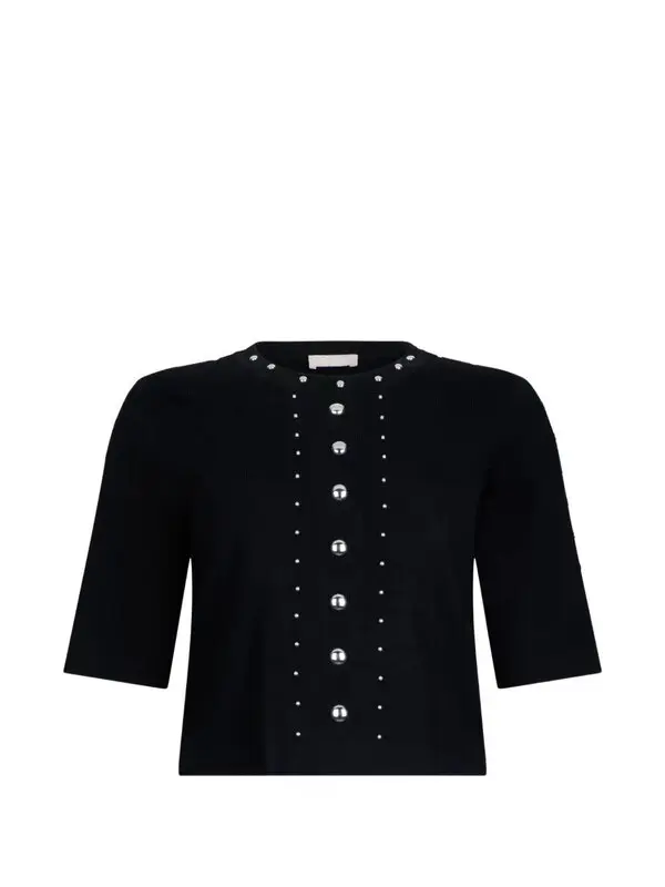Liu Jo Stud-embellished Knit Top