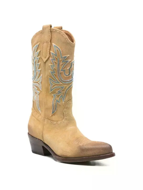 DAMY Leonplus Embroidery Cowboy Boots