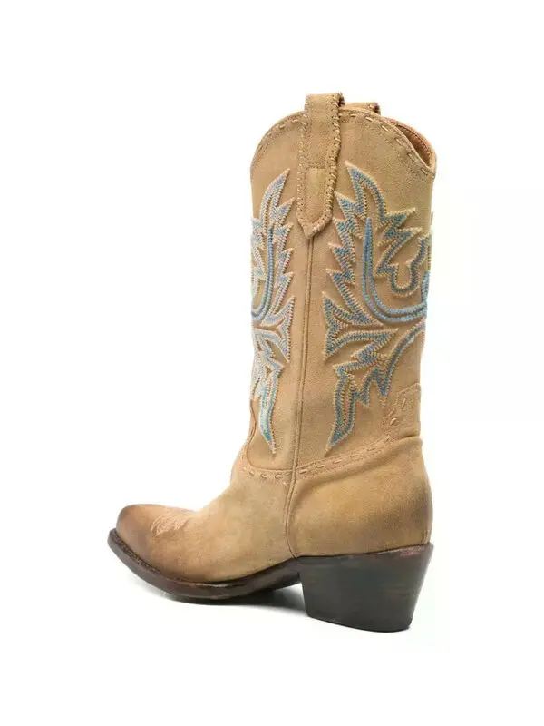 DAMY Leonplus Embroidery Cowboy Boots