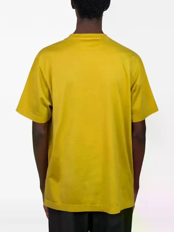 C.P. COMPANY Mercerized Jersey 70/2 Gasato Short-sleeve T-shirt - Yellow