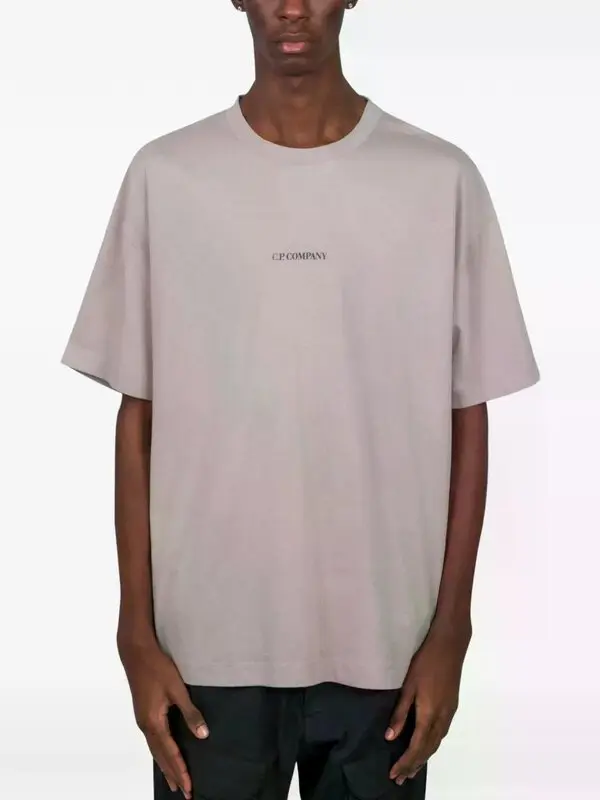 C.P. COMPANY 30/1 Jersey Short-sleeve Logo T-shirt