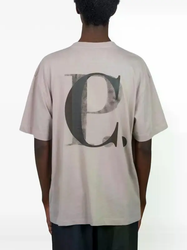 C.P. COMPANY 30/1 Jersey Short-sleeve Logo T-shirt