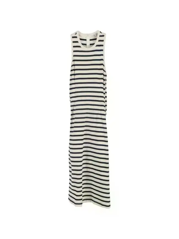 ALEXANDER WANG Knitted Striped Tank Dress