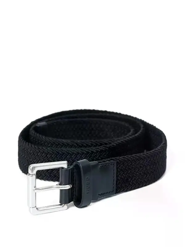 Hugo Braided Belt - Black
