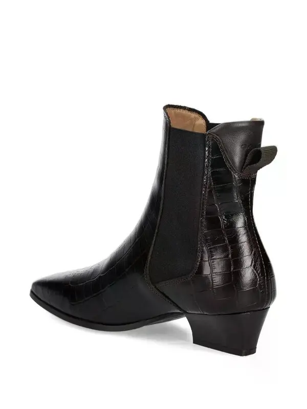 Gant Bassotte Textured Chelsea Boots - Brown