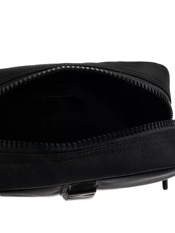 Moschino Logo Zip Clutch