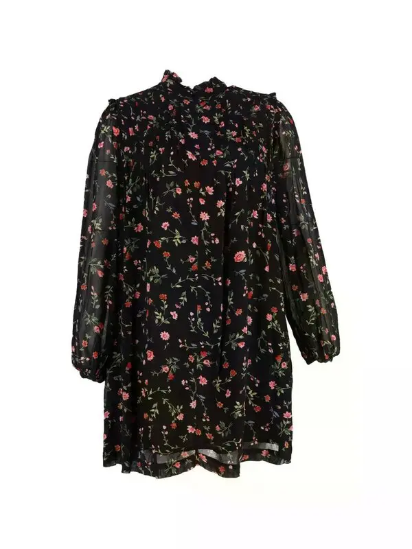 GANNI Floral-print Mini Dress