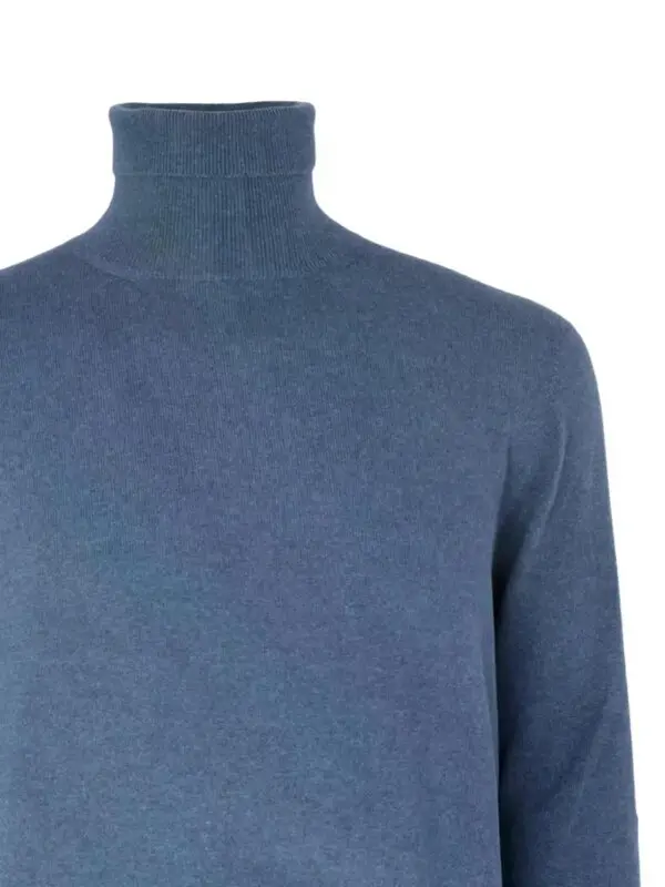 Agnona Cashmere Roll-neck Sweater - Blue