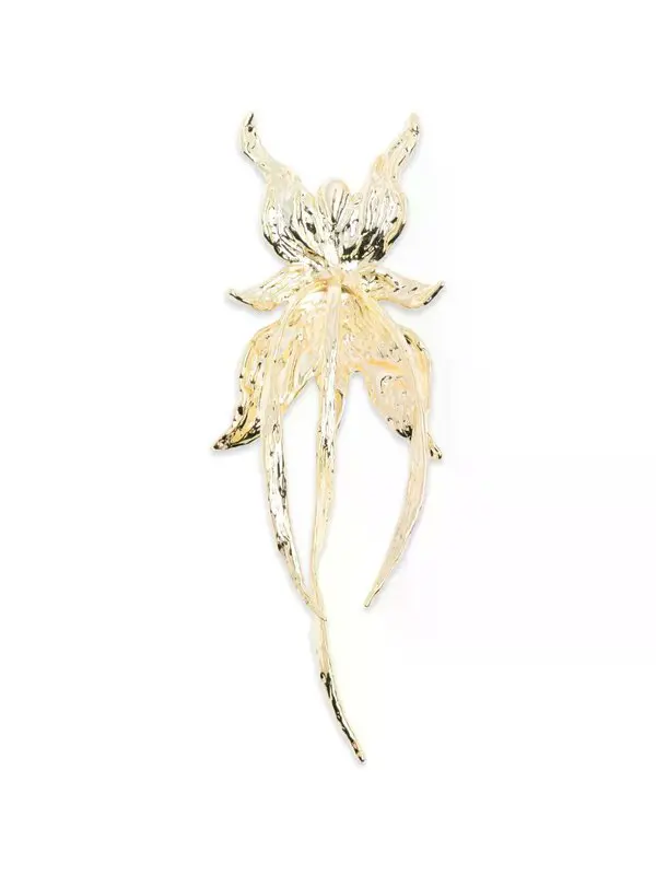 Patrizia Pepe Flower Brooch - Gold