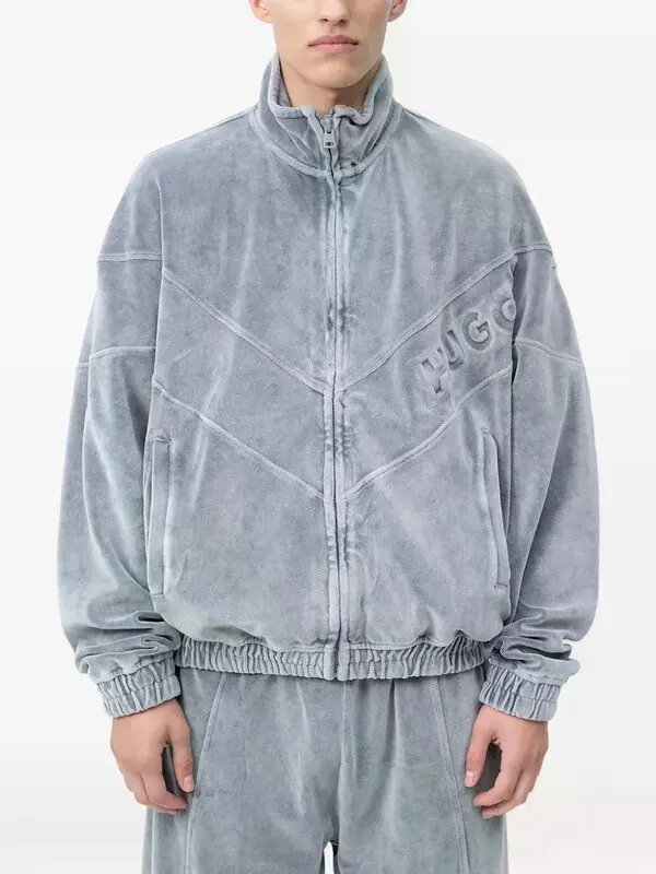 Hugo Logo Debossed Sweatshirt