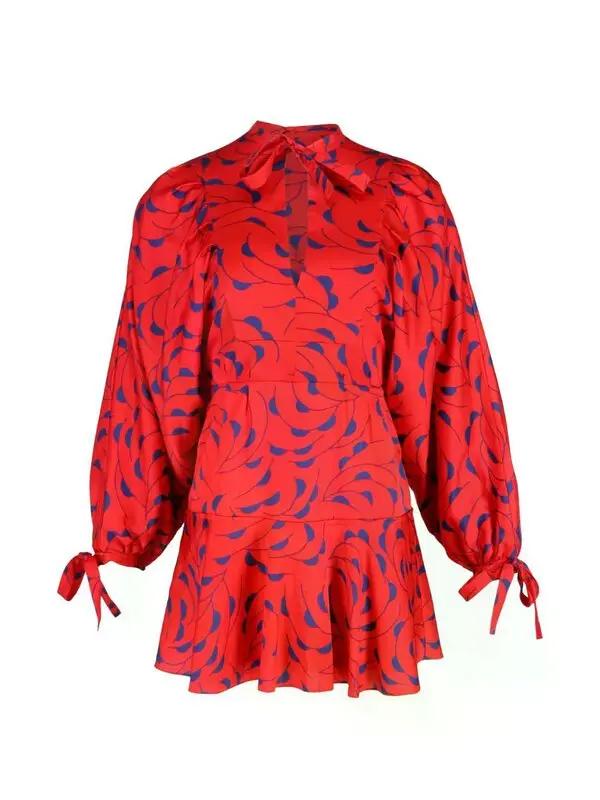 SELF-PORTRAIT Printed Mini Dress