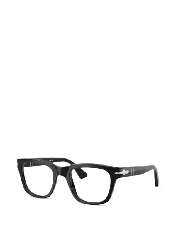 Persol Square Frame Eyeglasses - Black