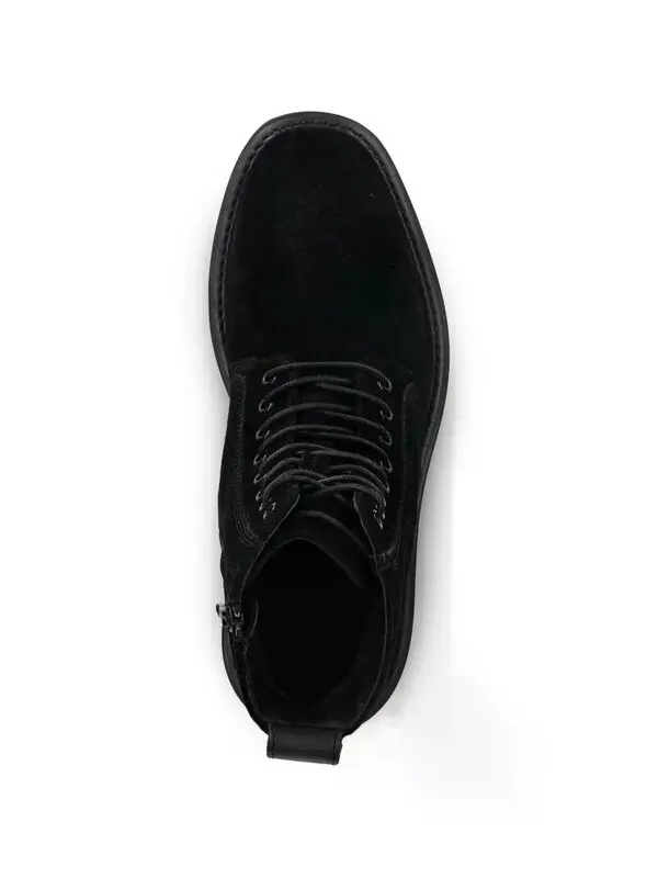 Gant Boggar Lace-up Zip Boots - Black