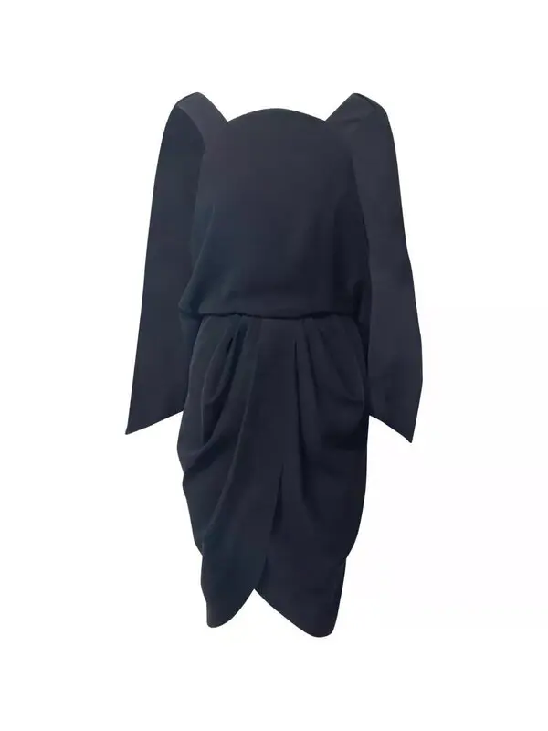 Balenciaga Low-back Cape Dress