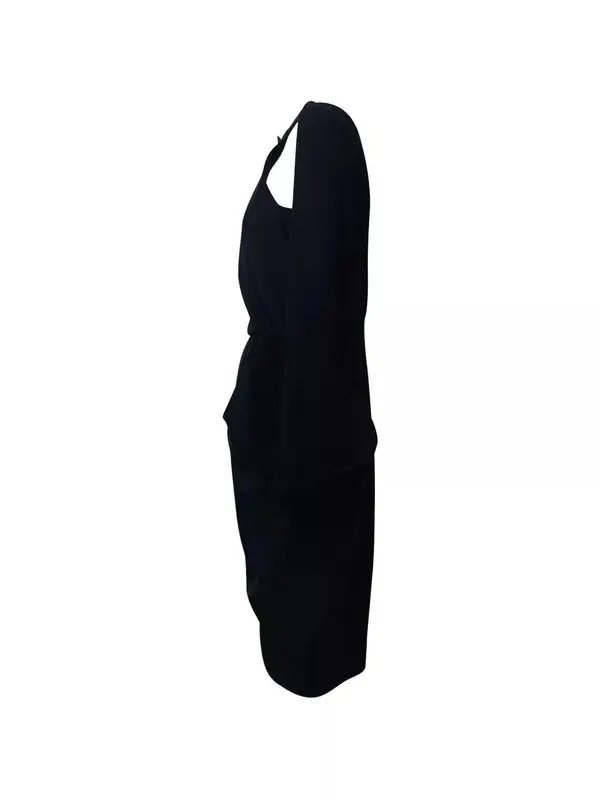 Balenciaga Low-back Cape Dress