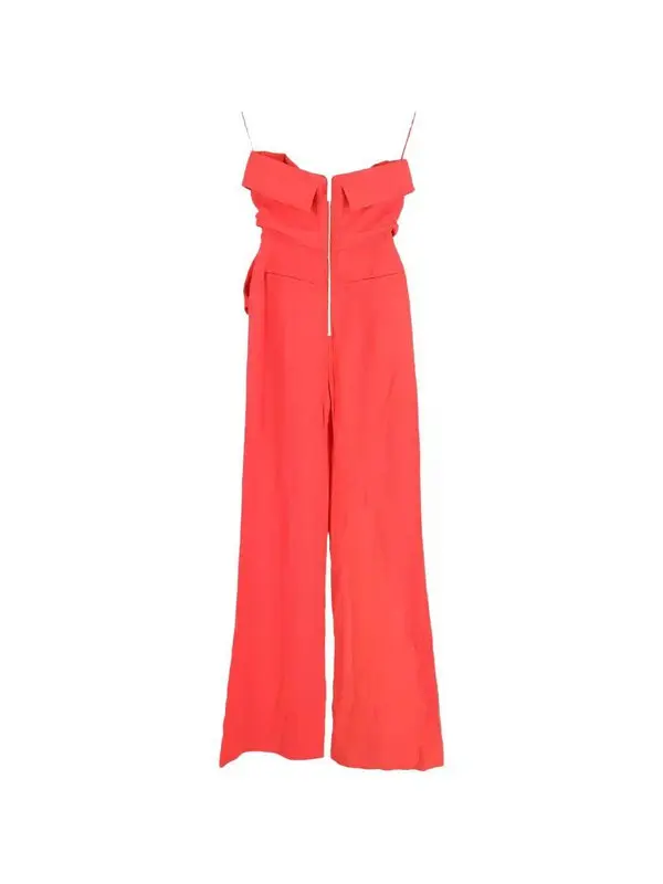Elie Saab Strapless Wide Leg Jumpsuit