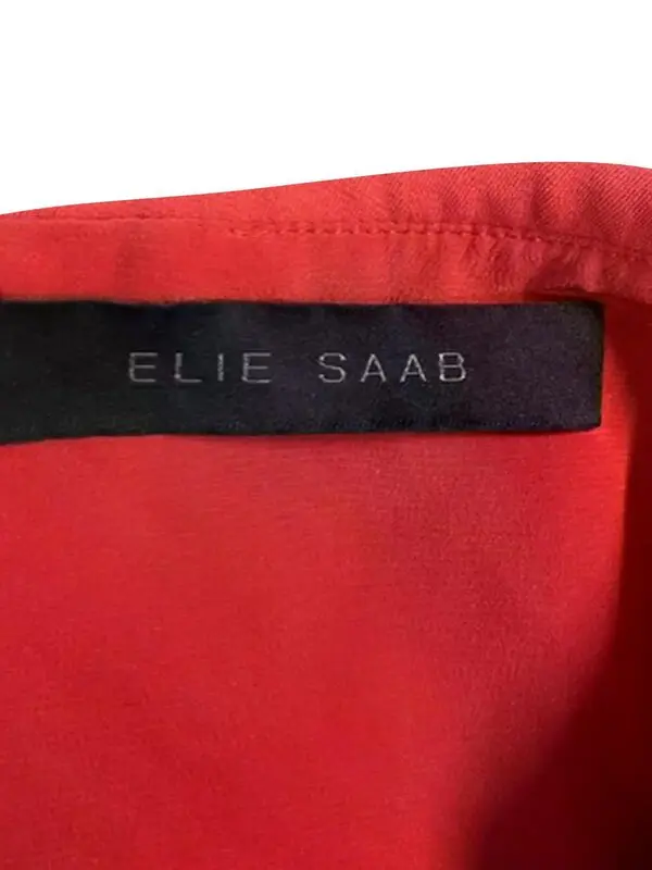 Elie Saab Strapless Wide Leg Jumpsuit