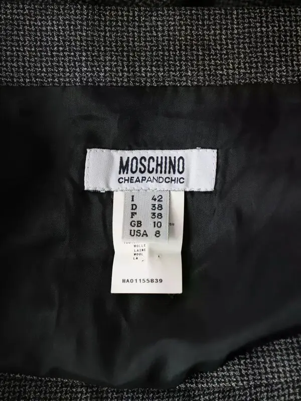 Moschino Wool Pleated Knee-length Skirt