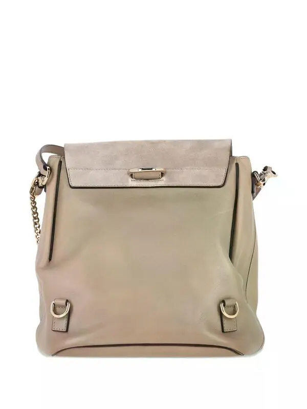 Chloé Faye Zip Leather Backpack