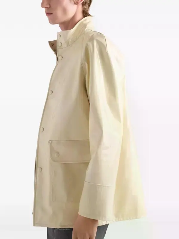 Prada Leather Flapped Jacket