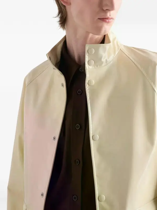 Prada Leather Flapped Jacket