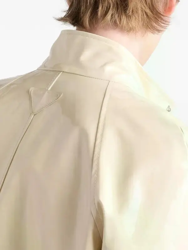 Prada Leather Flapped Jacket