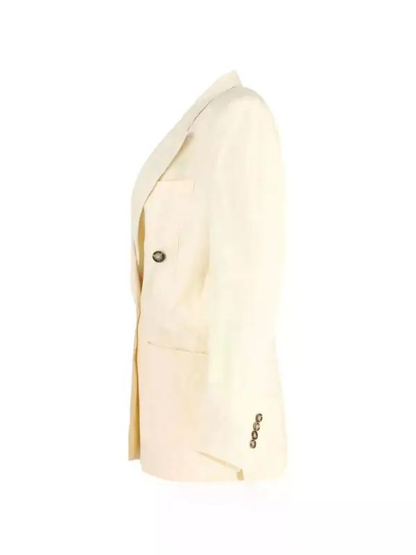 Loro Piana Double-breasted Linen Blazer