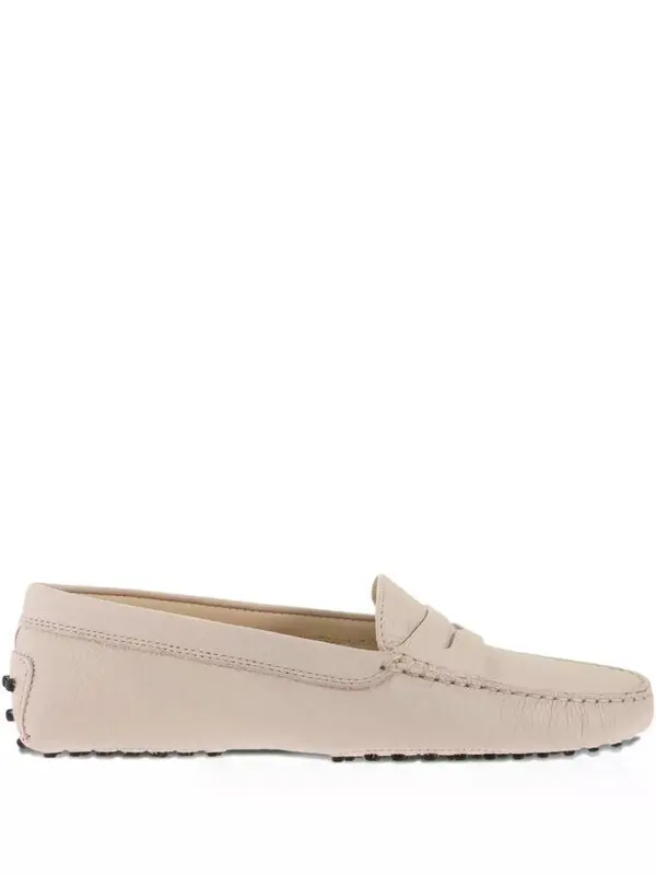 TOD'S Round-toe Leather Loafers