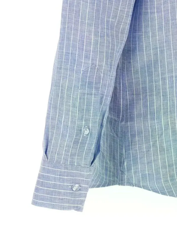 Etro Striped Logo-embroidery Shirt
