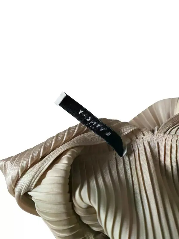 Givenchy Deep V-neck Plissé Dress