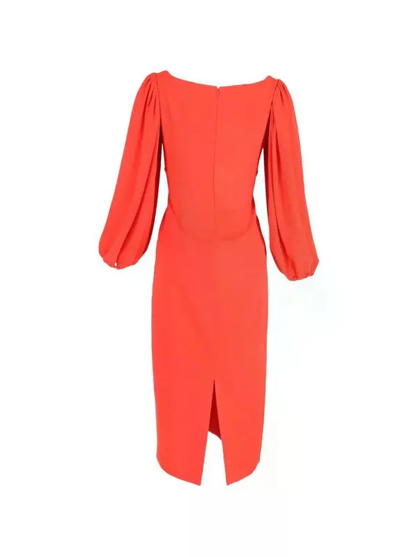 EMILIA WICKSTEAD Bishop-sleeve Midi Dress