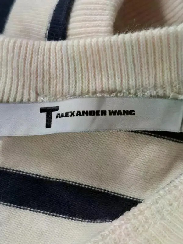 ALEXANDER WANG Knitted Striped Tank Dress