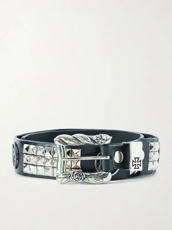 Enfants Riches Déprimés Studded Leather Belt - Black
