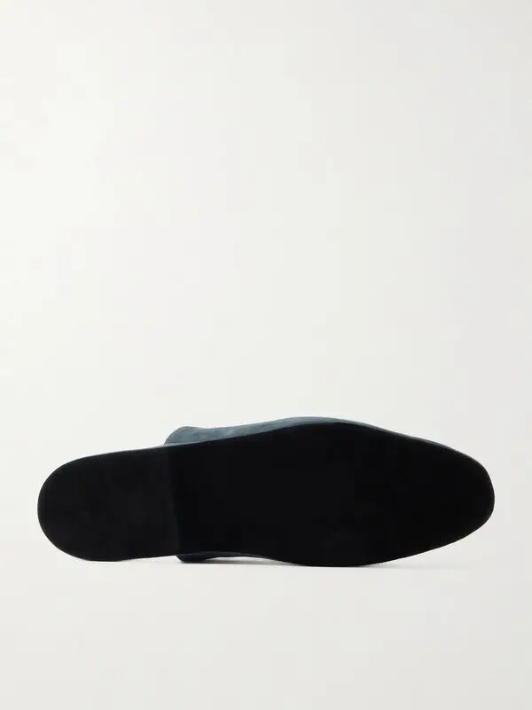 Charvet Suede Slippers - Gray