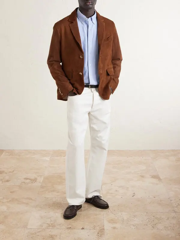 Polo Ralph Lauren Button-down Collar Logo-embroidered Cotton Oxford Shirt - Blue