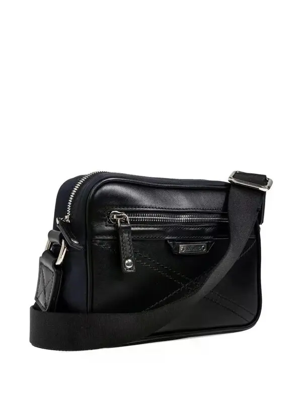 Iceberg Zip-detailed Shoulder Bag - Black