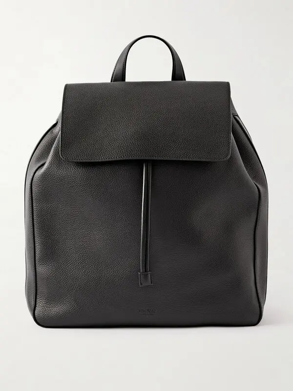 TOM FORD Grained Leather Backpack - Black