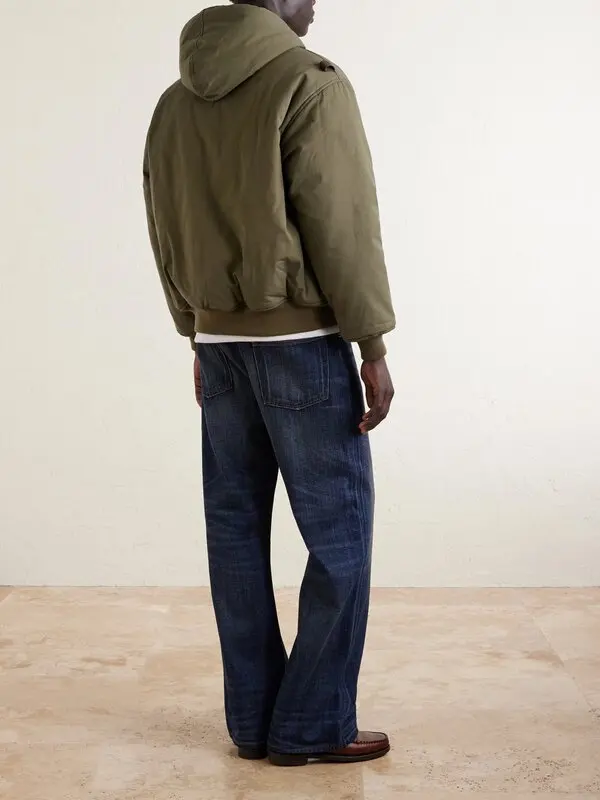 WTAPS Padded Cotton-canvas Zip-up Hooded Jacket