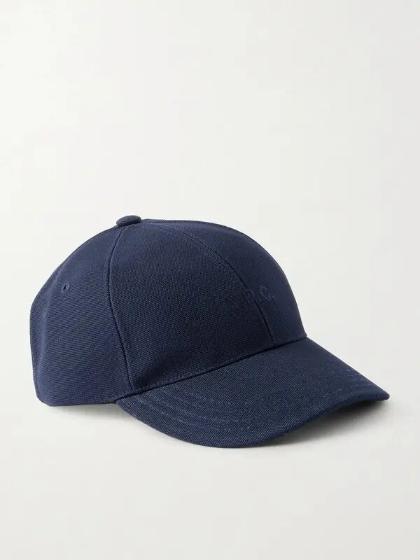 A.p.c. Charlie Logo-embroidered Baseball Cap - Blue