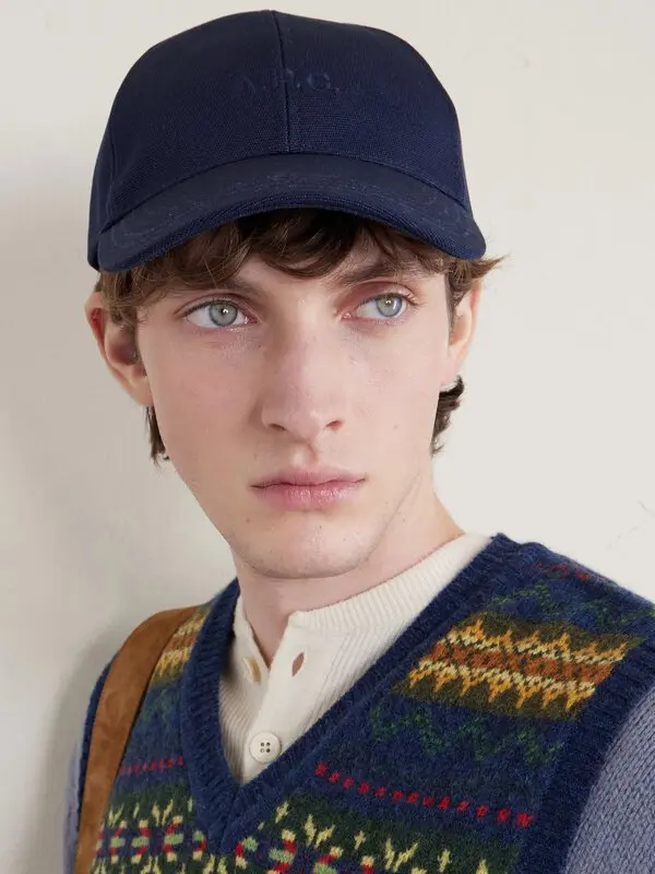 A.p.c. Charlie Baseball Cap - Blue