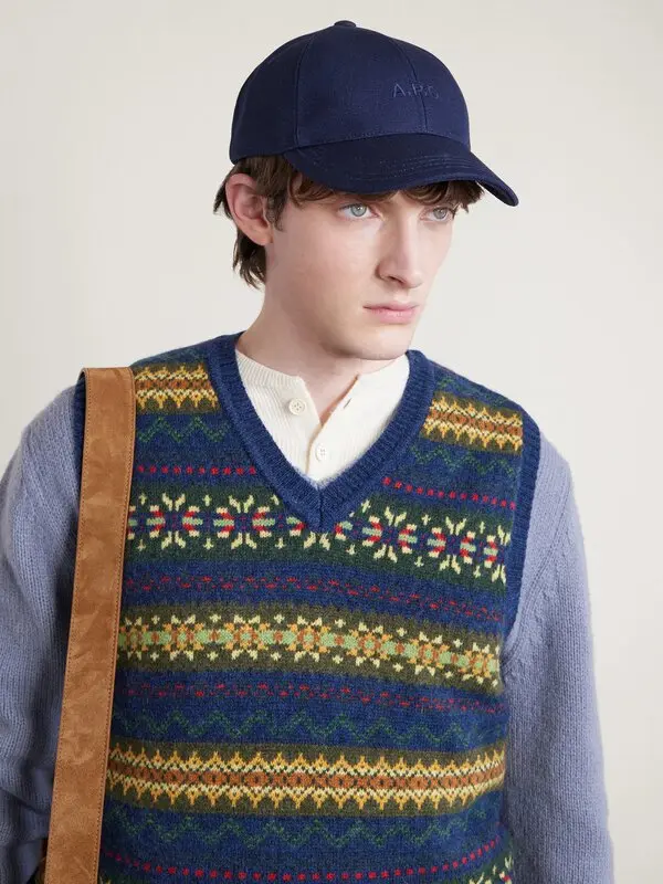 A.p.c. Charlie Baseball Cap - Blue
