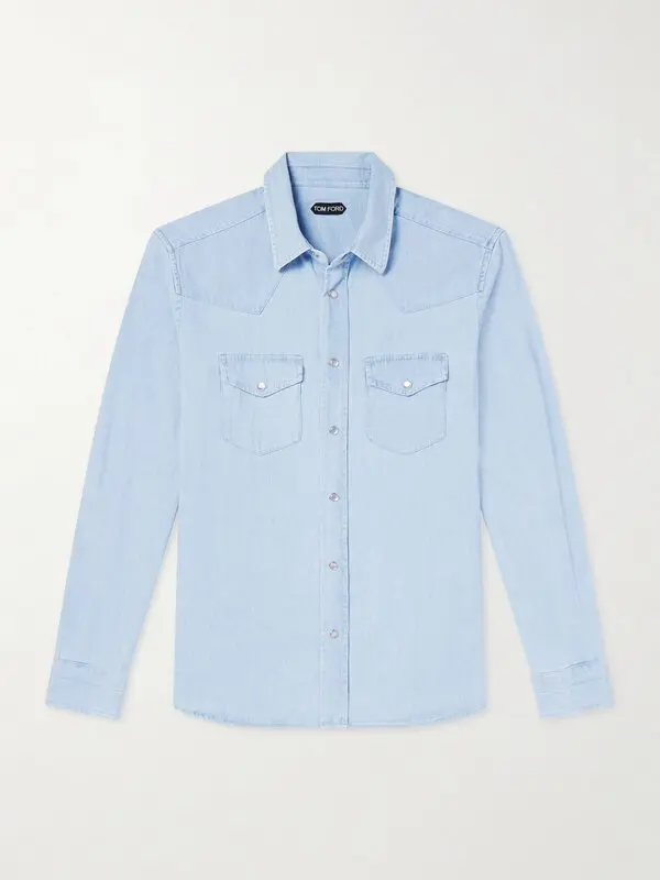 TOM FORD Cotton-chambray Shirt