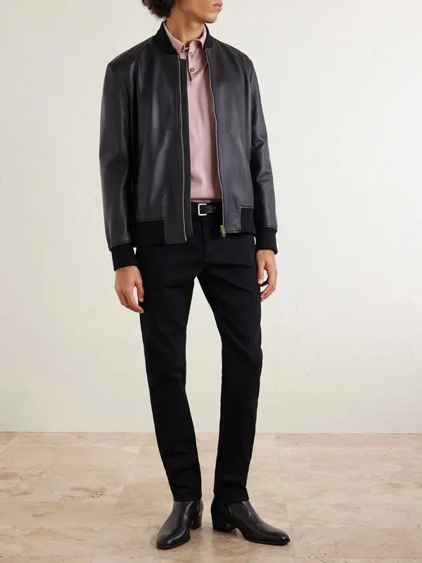 Dolce & Gabbana Slim-fit Straight-leg Jeans - Black