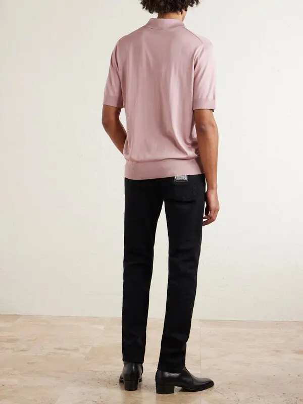 Dolce & Gabbana Slim-fit Straight-leg Jeans - Black