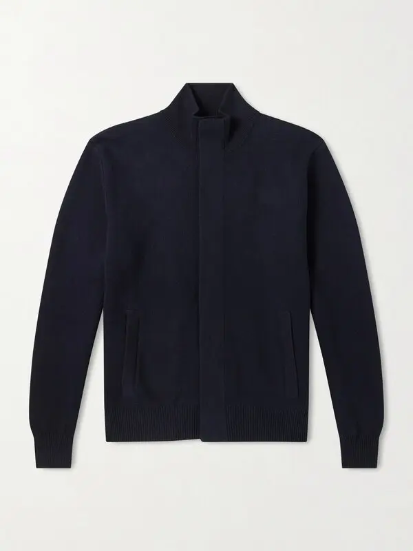 Dunhill Cotton And Cashmere-blend Jacket - Blue