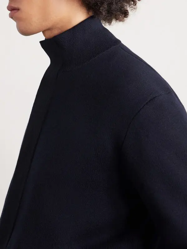 Dunhill Cotton And Cashmere-blend Jacket - Blue